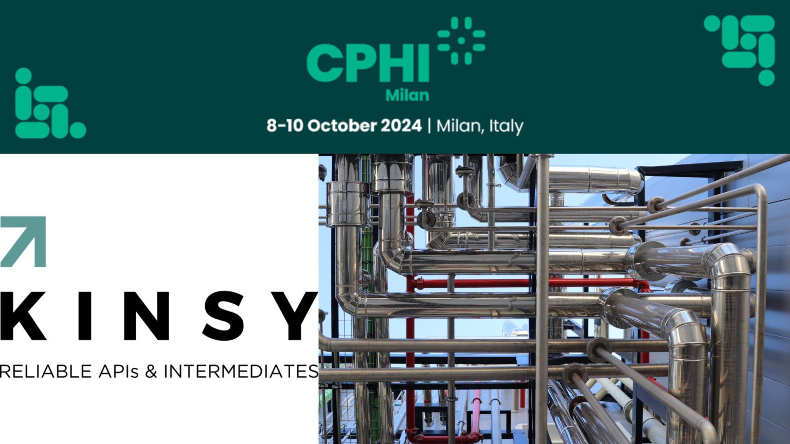 CPHI Milán 2024 - CDMO española para APIs e intermedios.